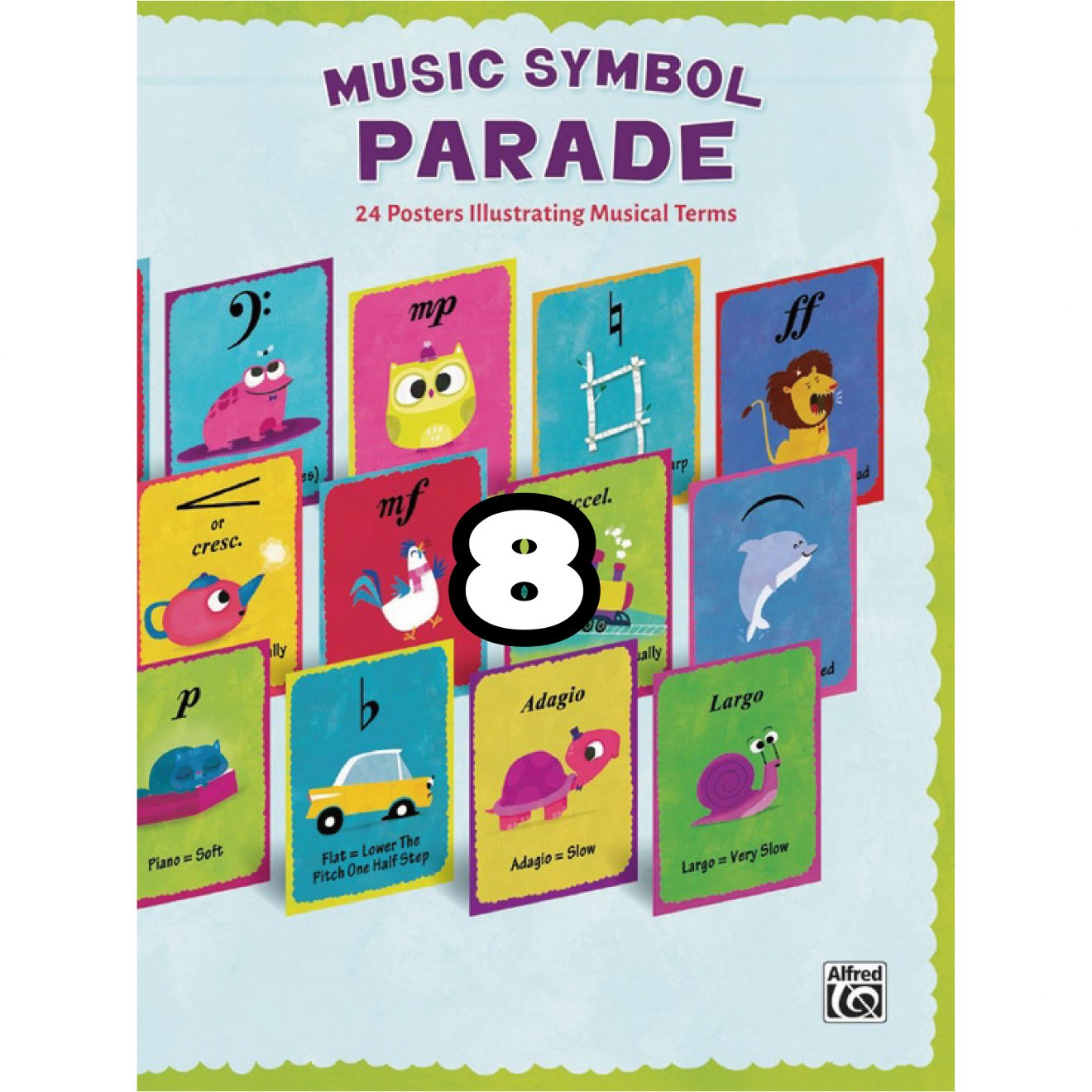 Music Symbol Parade- 24 Poster Illustrating Musical Terms - 停看聽音樂培訓中心