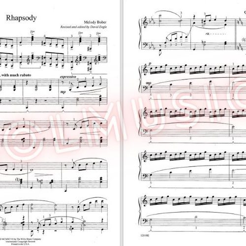 RHAPSODY-Melody Bober 單曲 - 停看聽音樂培訓中心